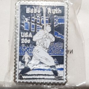 USPS | Jewelry | 4 Vintage Postage Stamp Baseball Pins | Poshmark